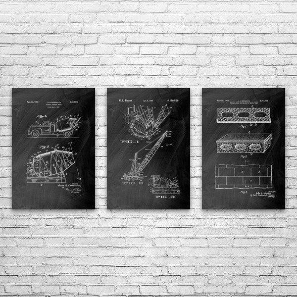 Construction Office Wall Art - Etsy