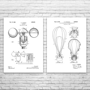 Meteorology Patent Prints Set of 2, Classroom Decor, Meteorologist Gift ...