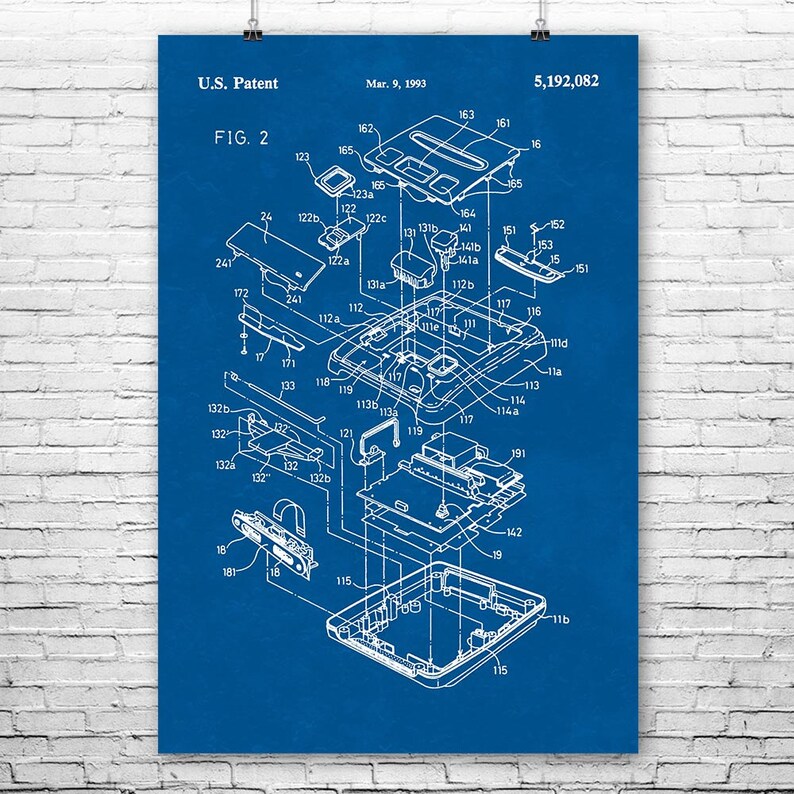 Super Famicom Exploded View Poster Print Nintendo Japanese | Etsy