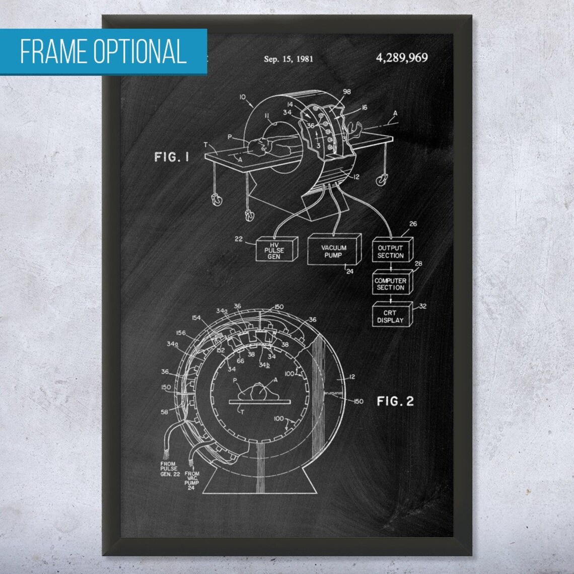 CAT Scan Poster Print Doctors Office Lab Technician | Etsy