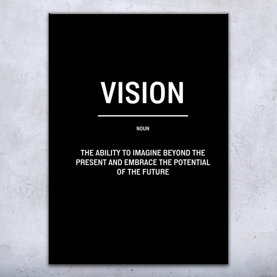 Vision Motivational Print: Motivational Posters, Inspirational Art - Etsy