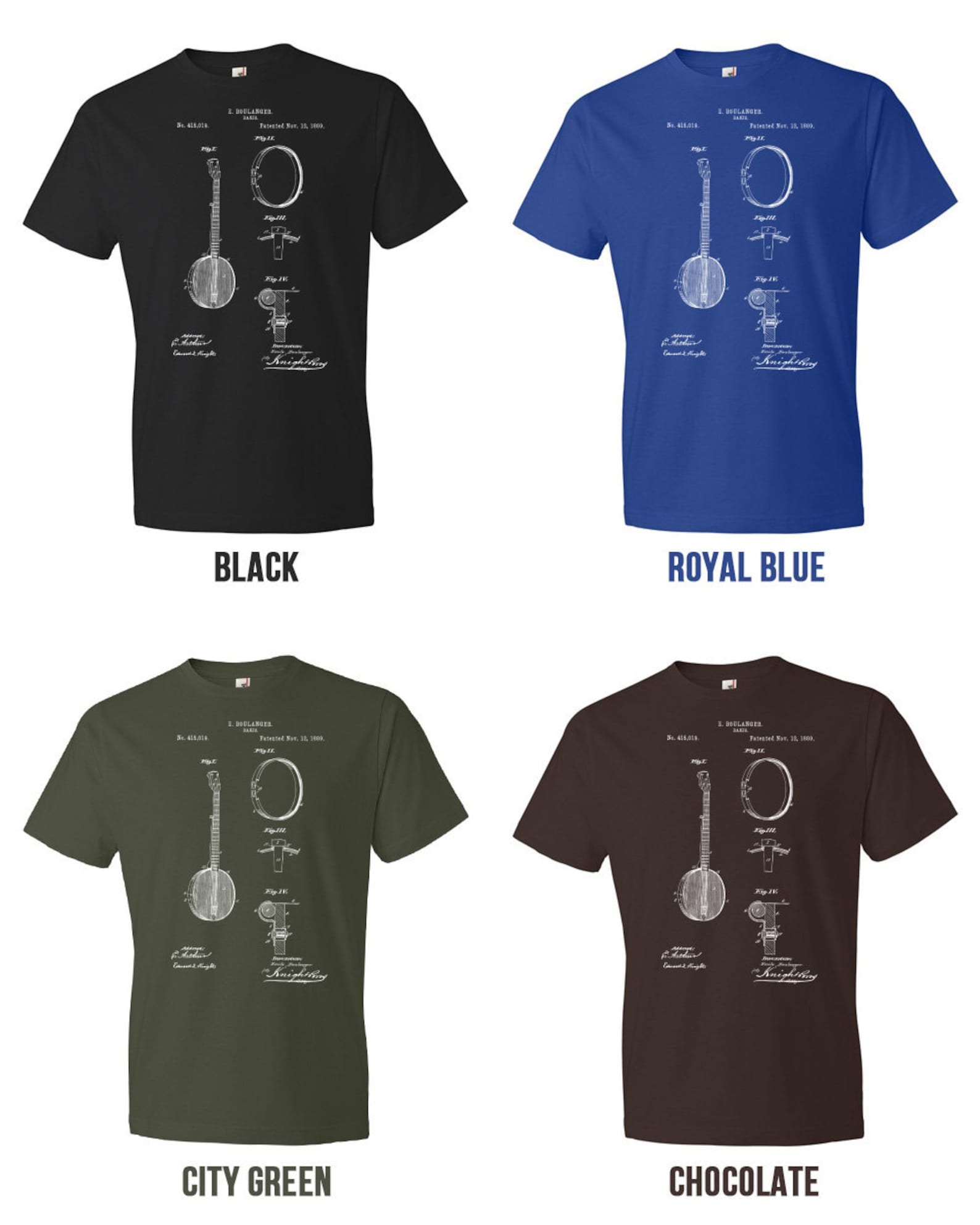 Banjo Shirt Musician Gift Folk Music Tee Banjo Player Gift - Etsy
