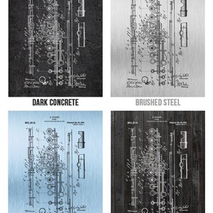 Flute Poster Print Music Class Decor Flutist Gift Classical - Etsy