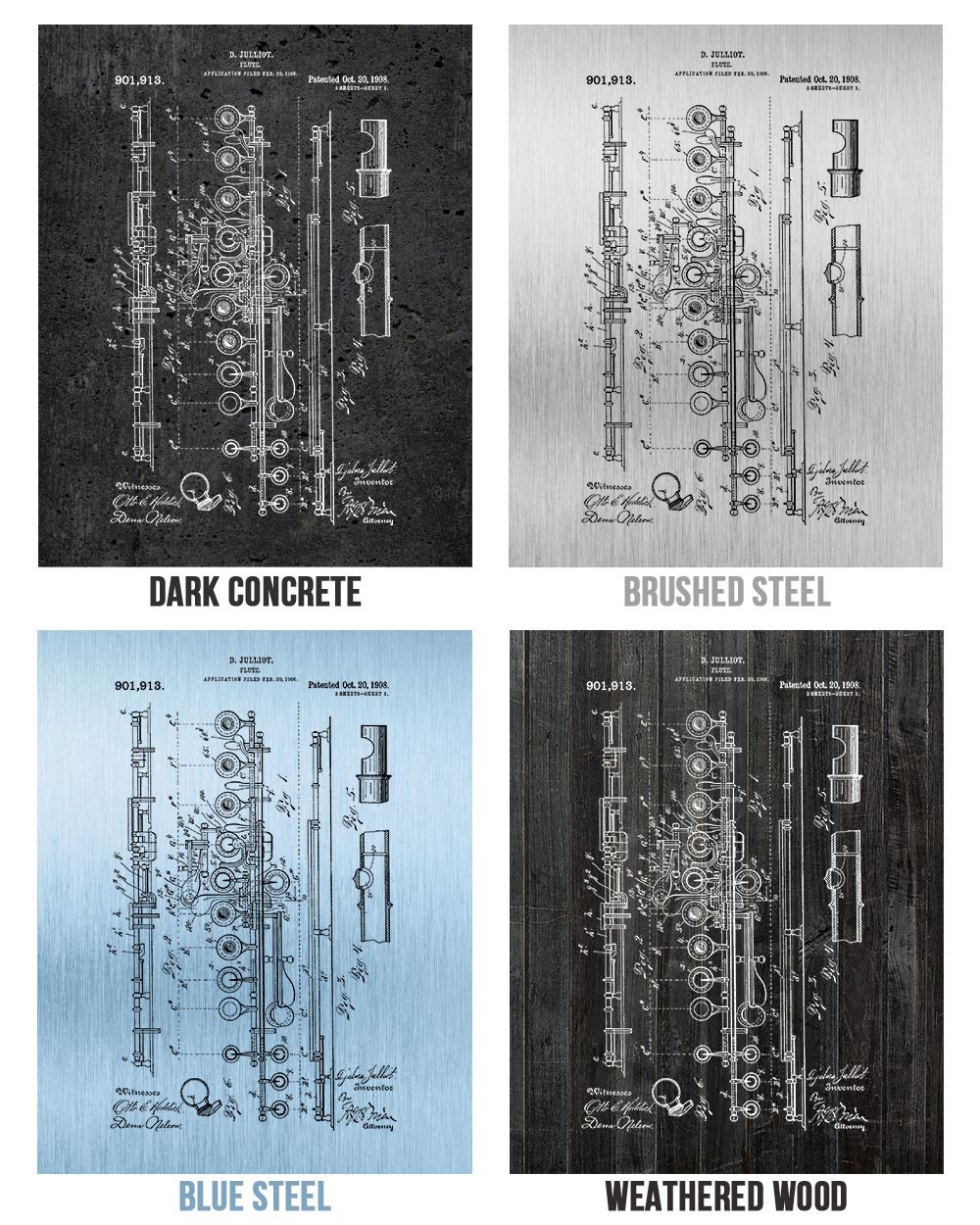 Flute Poster Print Music Class Decor Flutist Gift Classical - Etsy