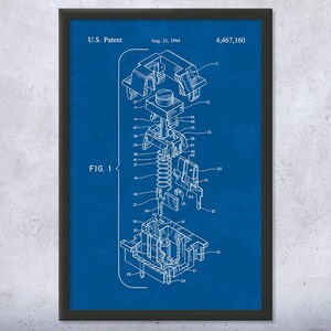 Keyboard MX Switch Patent Wall Art | Poster, Canvas or Framed ...