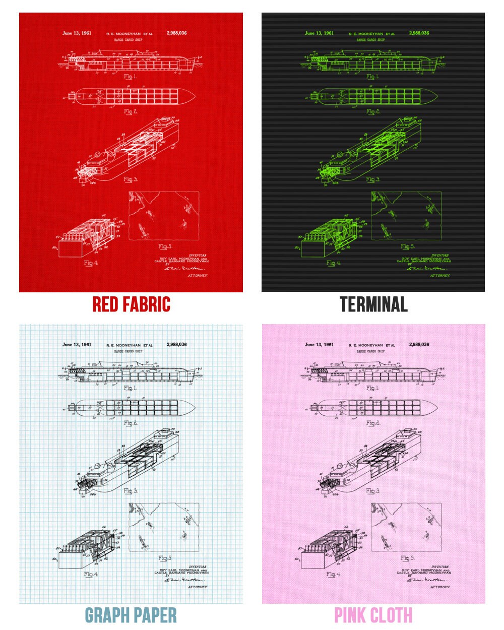 Cargo Ship Poster Print Longshoreman Gift Harbor Master | Etsy