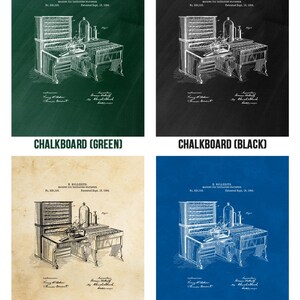 Hollerith Tabulating Machine Poster Print, Computer Lab Art, Retro ...