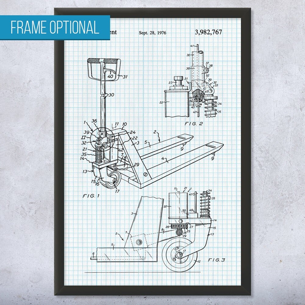 Pallet Jack Poster Print Warehouse Worker Supervisor Gift | Etsy