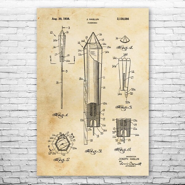 Fireworks Wall Art - Etsy