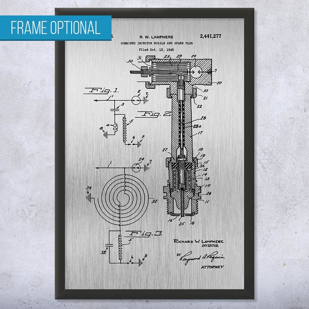 Fuel Injector Poster Print Mechanic Gift Repair Shop Car | Etsy