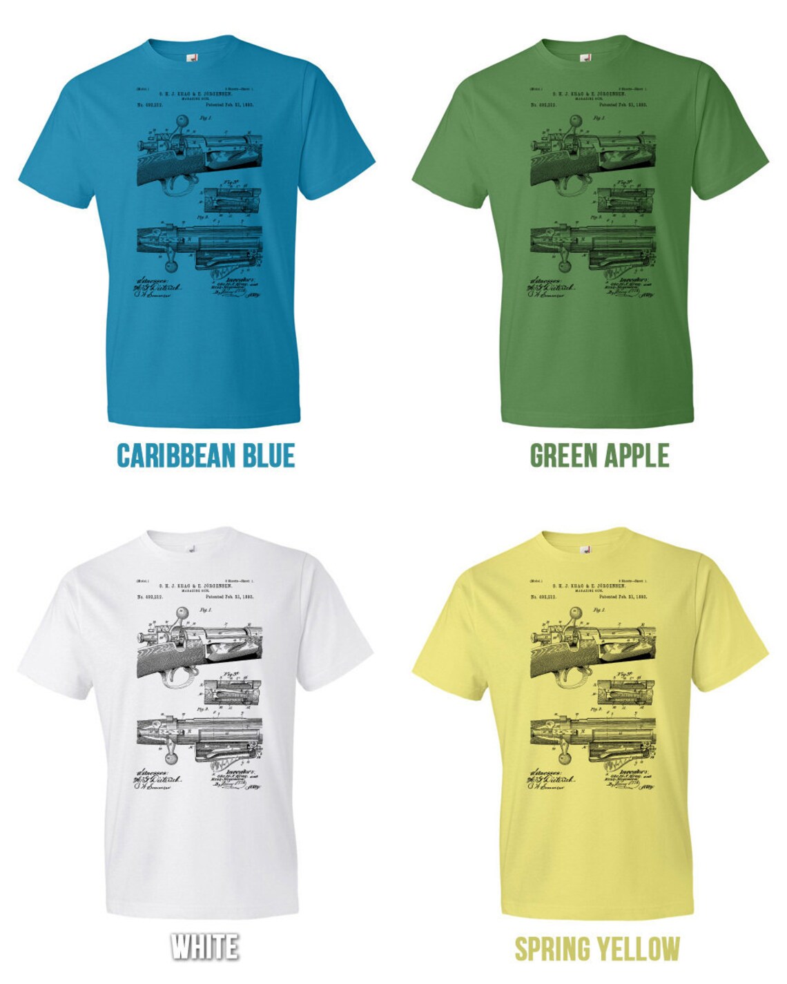 Bolt Action Rifle Shirt Gunsmith Gift Gun Club Tee Soldier - Etsy