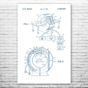 CAT Scan Poster Print, Doctors Office, Lab Technician, Oncologist Gift ...