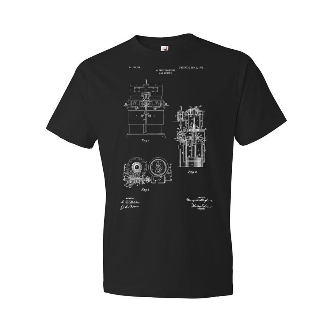 Westinghouse Gas Engine Shirt Science Teacher Gift Motor - Etsy