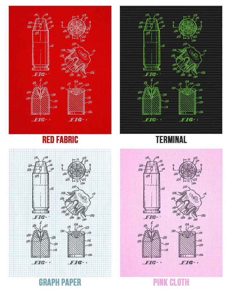 Hollow Point Bullet Poster Print Ballistics Analyst | Etsy