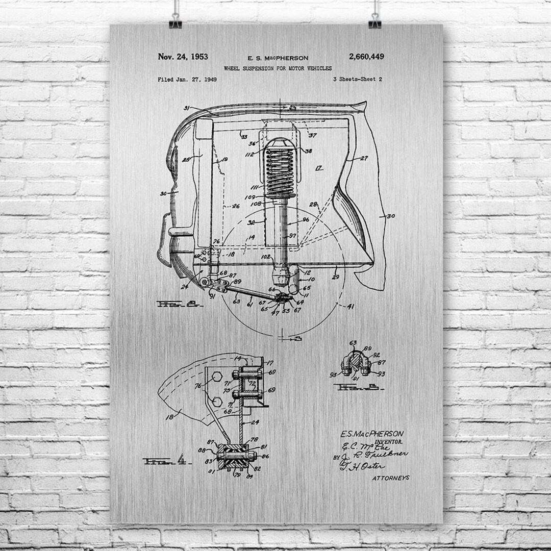 Macpherson Strut Spring Poster Print Mechanic Gift Repair - Etsy