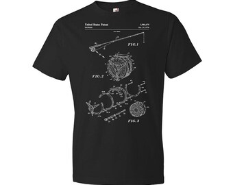 Fishing Reel Blueprint Shirt - Etsy
