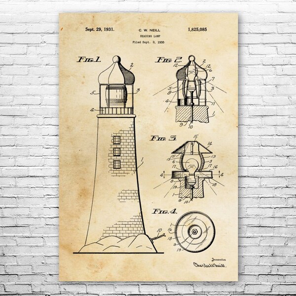 Lighthouse Art - Etsy