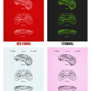 Video Game Controller Poster Print Gamer Gifts Game Room - Etsy