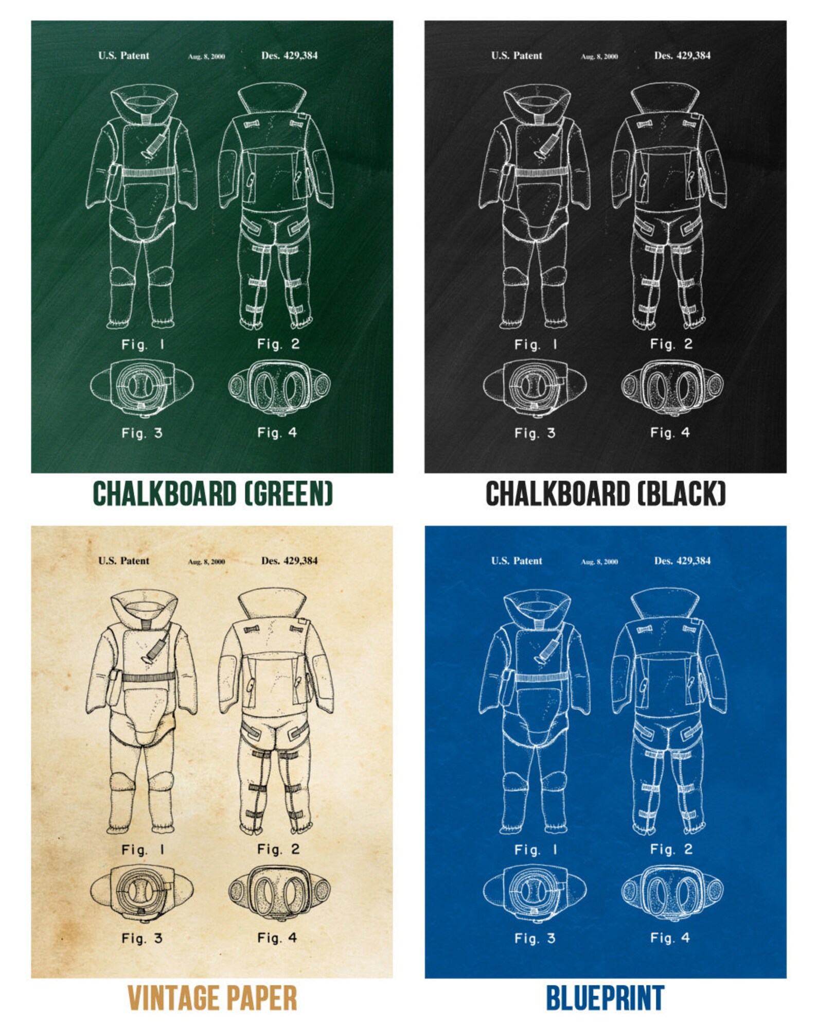 EOD Bomb Squad Patent Prints Set of 2 EOD Technician Gift - Etsy