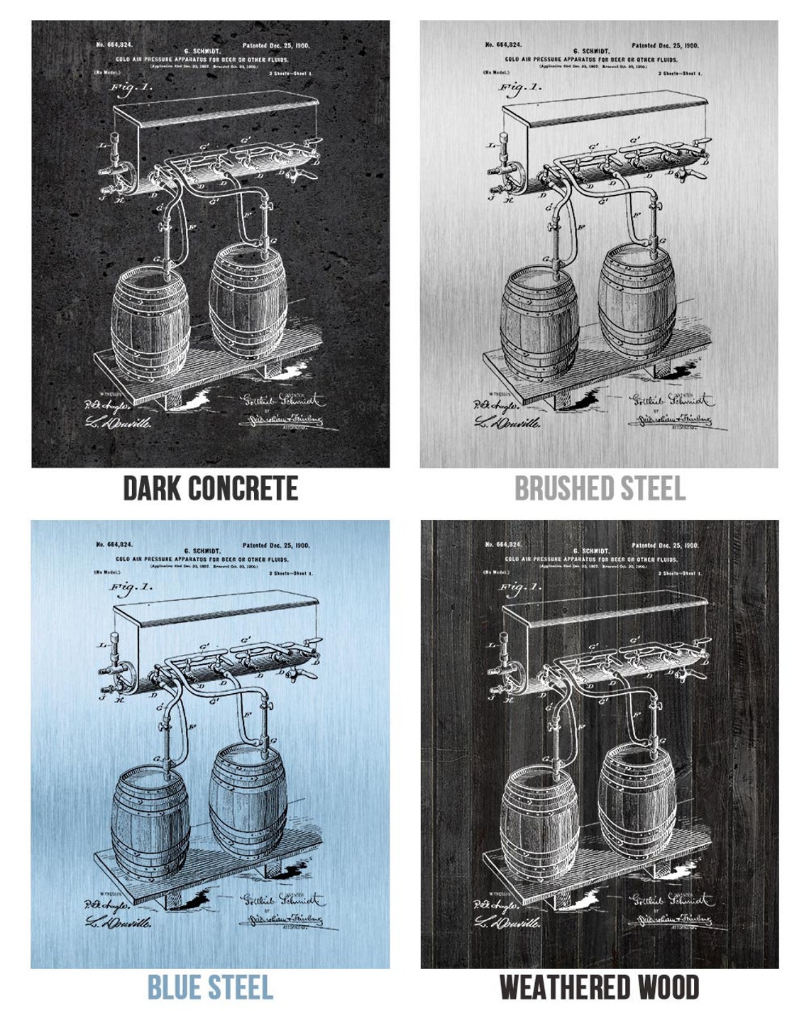 Beer Keg & Tap Poster Print Bar Art Brewing Gift Restaurant - Etsy