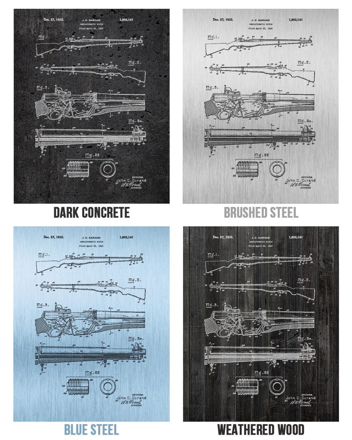 M1 Garand Rifle WW2 Poster Print WW2 Wall Art Soldier Gift - Etsy