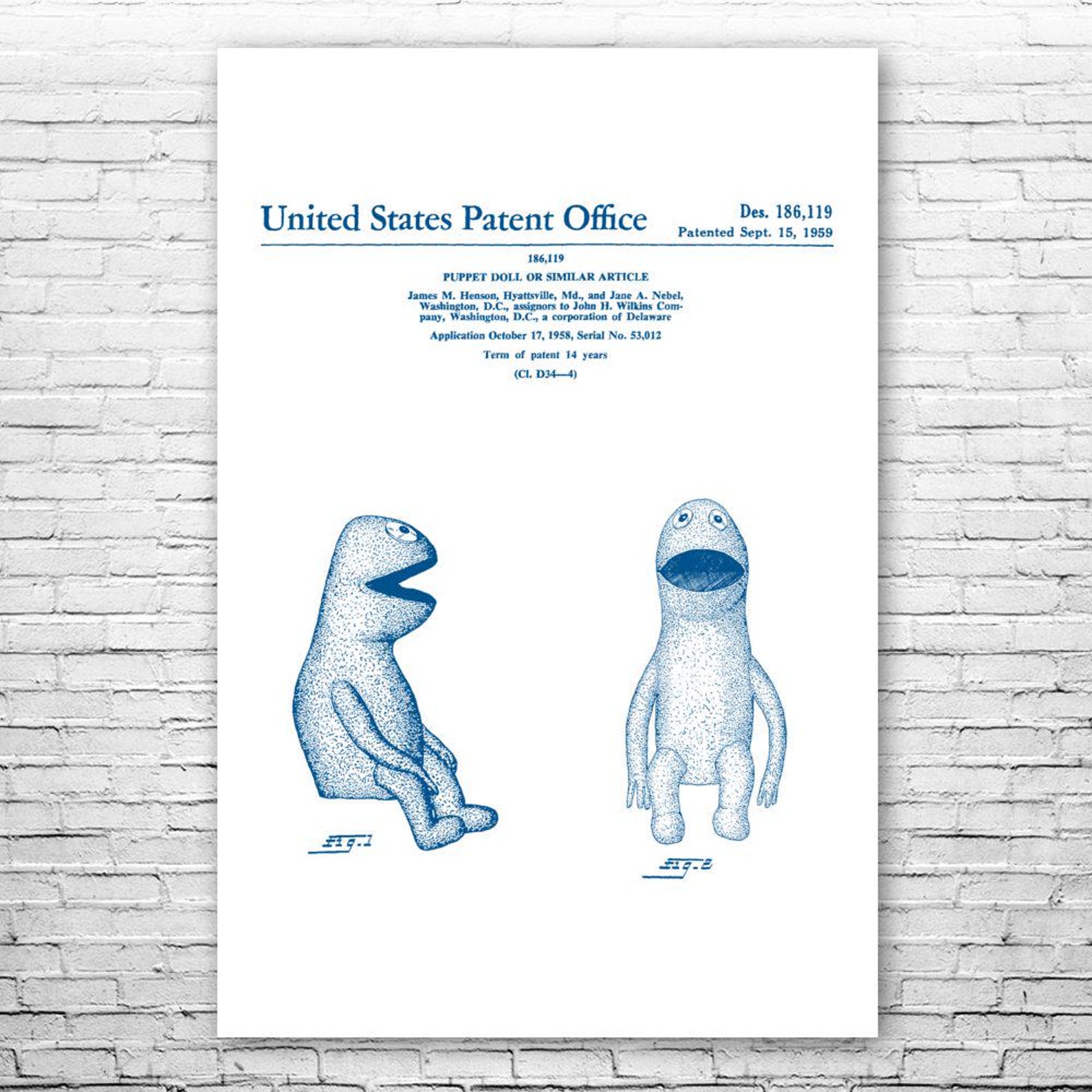 Wilkins Puppet Poster Print, Puppeteer Gift, Puppet Design, Puppet Wall ...