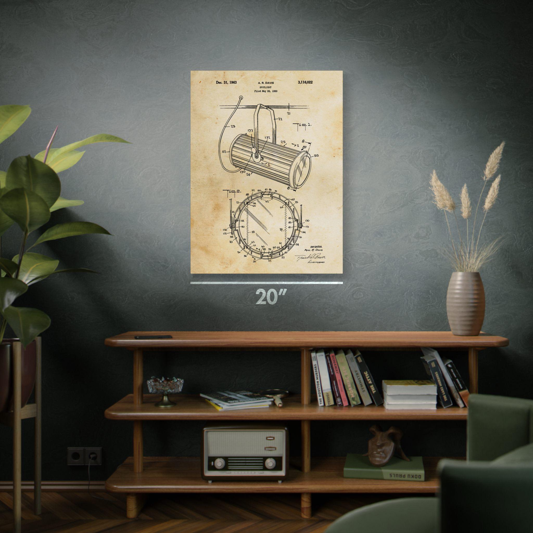 Theater Spotlight Patent Art Print: Broadway Decor, Acting Gift - Etsy