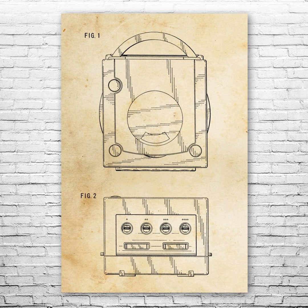 Video Game Console Poster Print, Video Game Art, Gaming Gift, Game ...