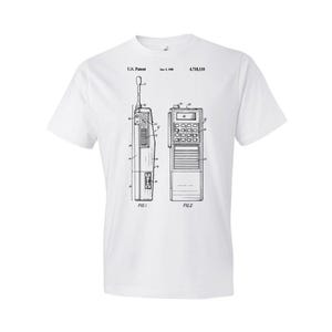 Two Way Radio Shirt, Police Gift, Walkie Talkie, Radio Blueprint, Law ...