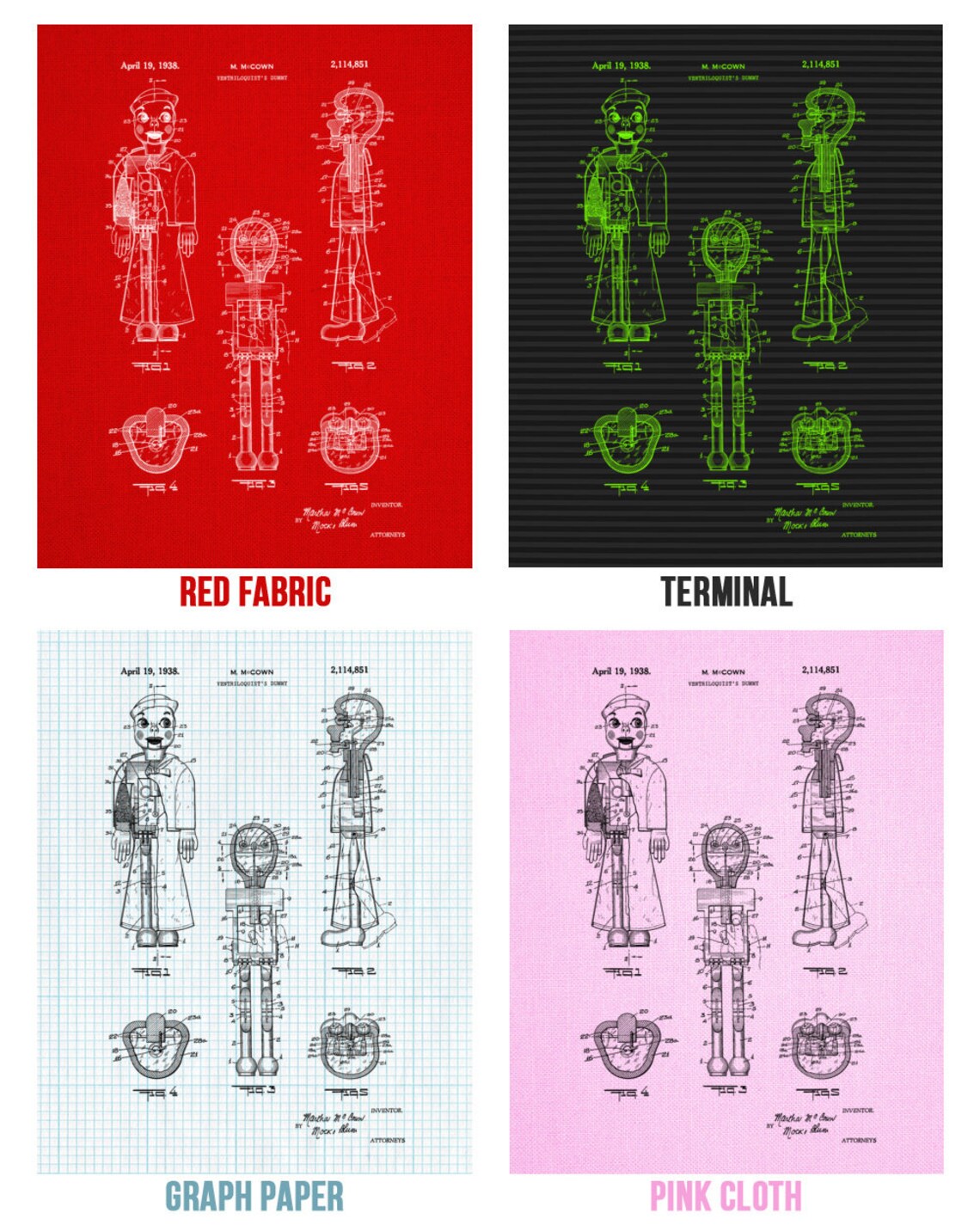 Ventriloquist Dummy Poster Print Ventriloquism Gifts Puppet - Etsy