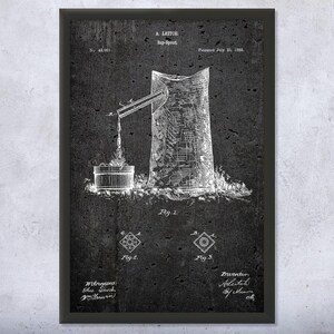 Maple Syrup Tap Patent Wall Art | Poster, Canvas or Framed | Syrup ...