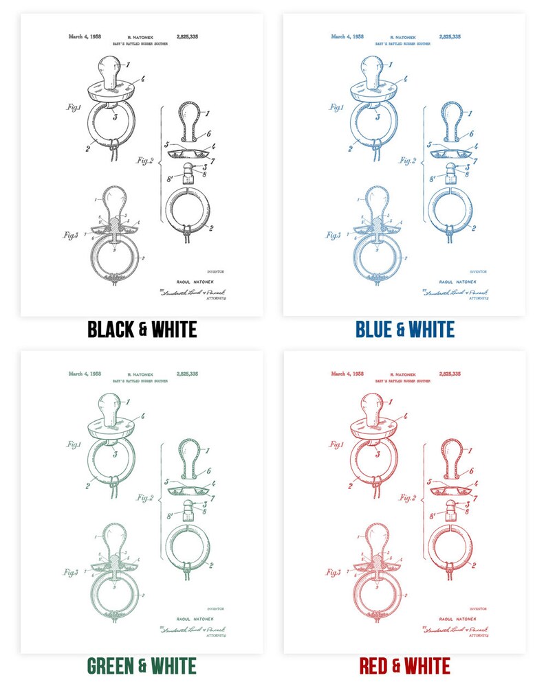 Baby Pacifier Poster Print Nursery Wall Art Daycare Decor - Etsy