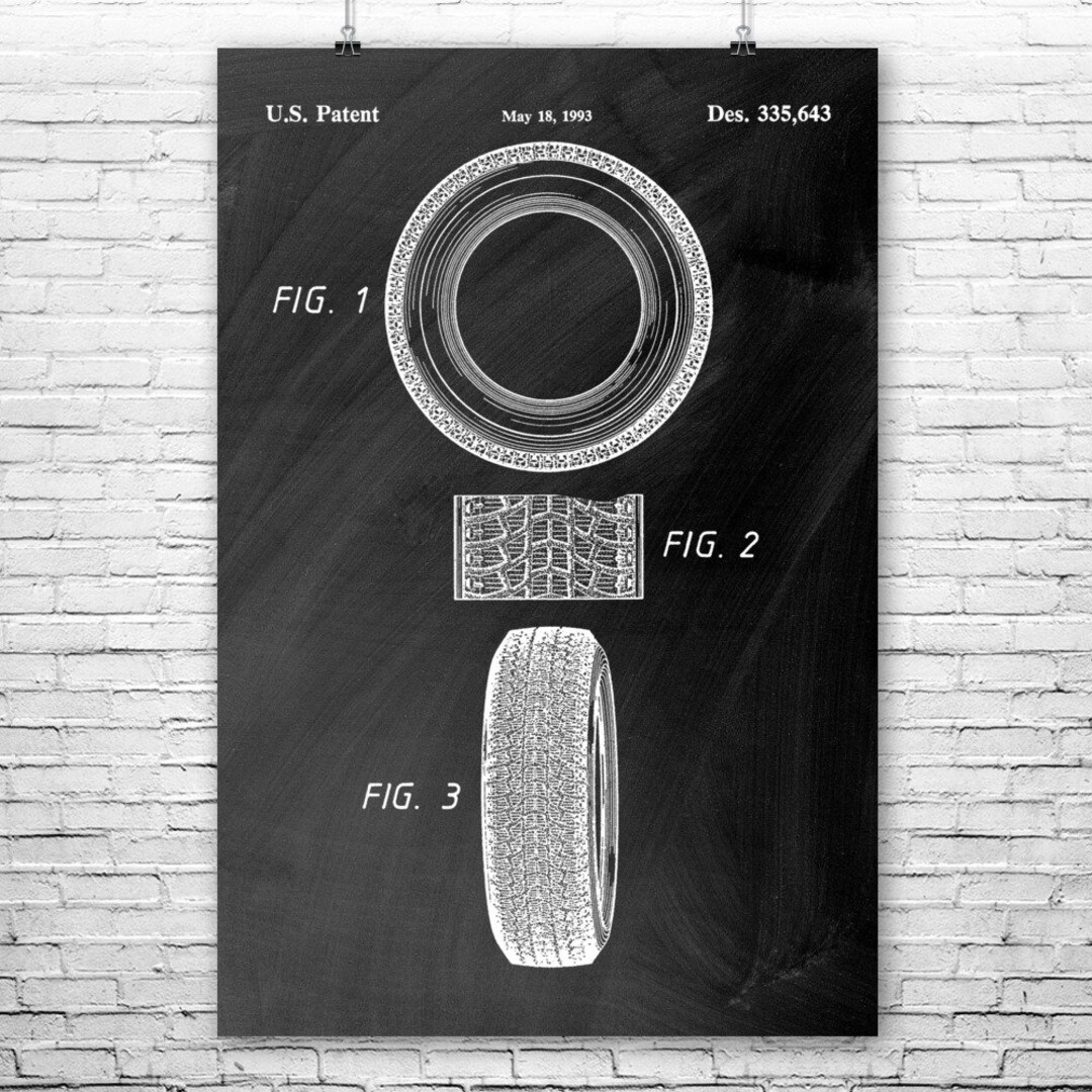 Car Tire Poster Print Repair Shop Decor Tire Shop Art - Etsy