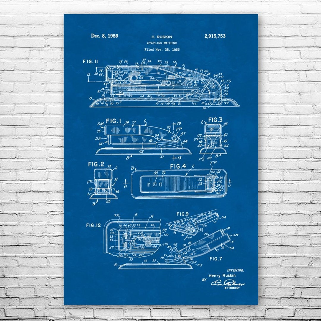 Stapler Poster Print Business Decor Secretary Gift Office - Etsy