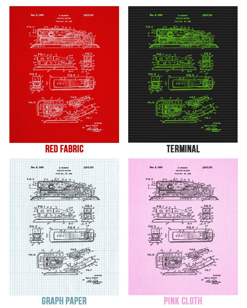 Stapler Poster Print Business Decor Secretary Gift Office | Etsy