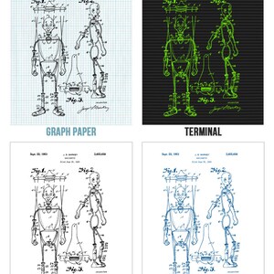 Marionette Puppet Poster Print, Toy Collector Gift, Puppeteer Gift ...