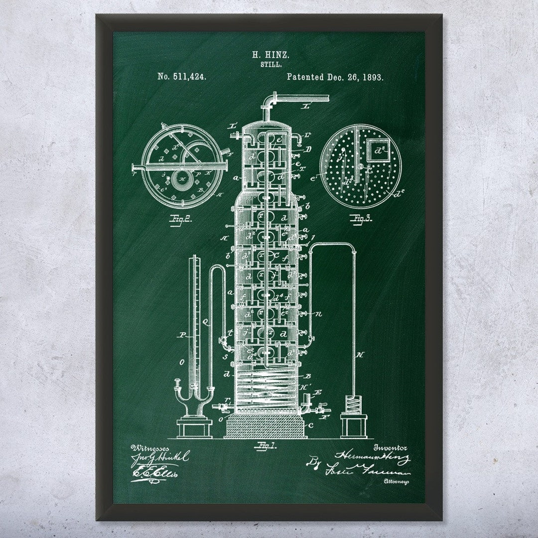 Framed Distillery Still Wall Art Print, Pub Decor, Home Bar Art ...