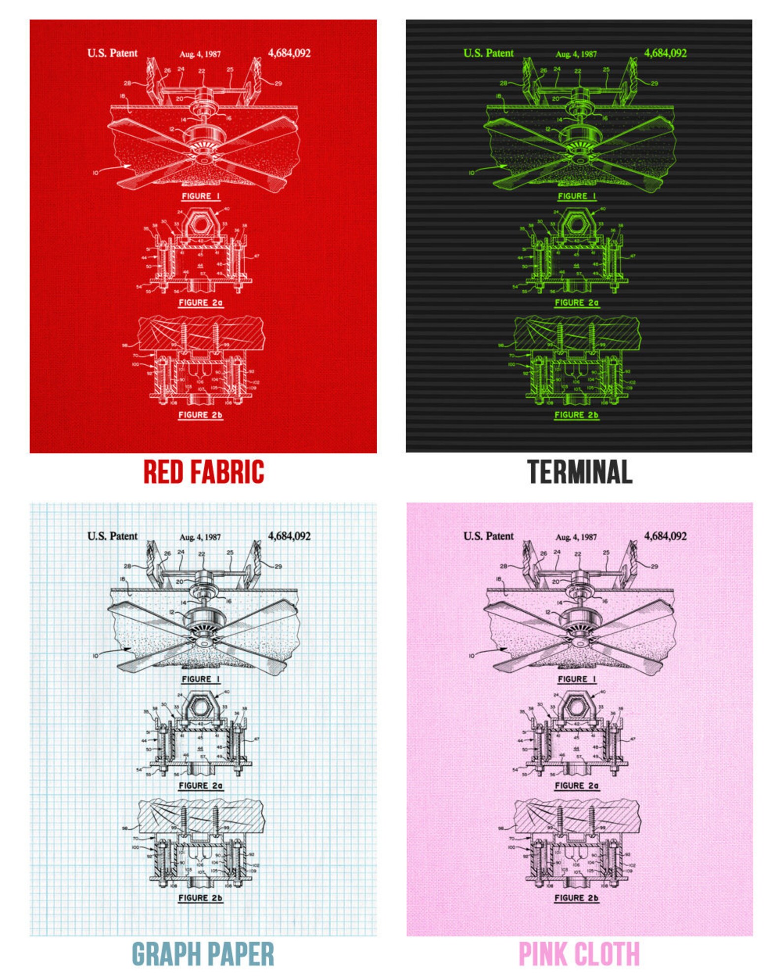 Ceiling Fan Poster Print Home Builder Gift Hardware Store - Etsy