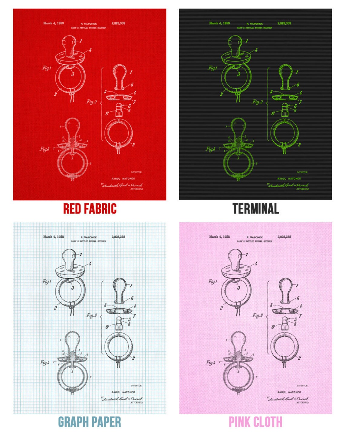 Baby Pacifier Poster Print Nursery Wall Art Daycare Decor - Etsy