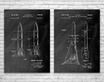 V2 Rocket Blueprint - Etsy