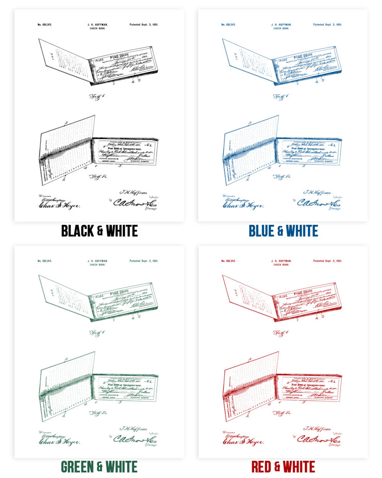Checkbook Poster Print Bank Manager Accountant Gift Office - Etsy