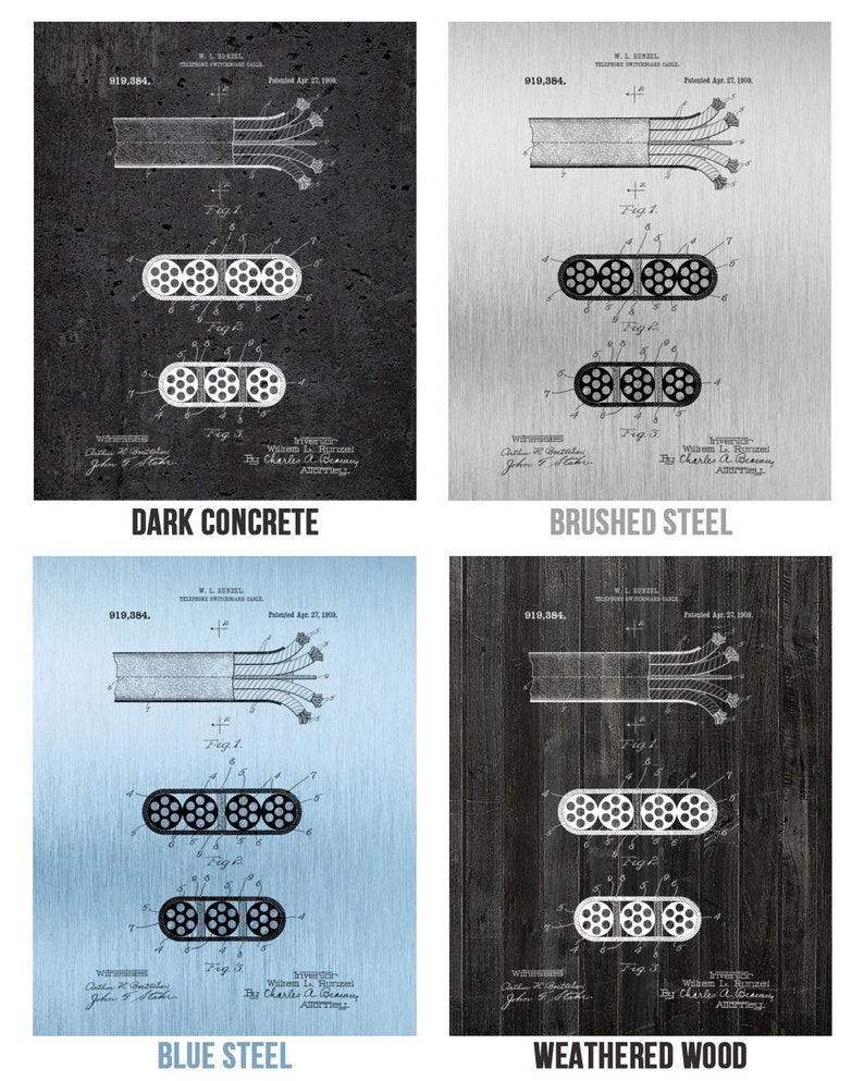 Telephone Switchboard Cable Poster Print Telecom Wall Art - Etsy