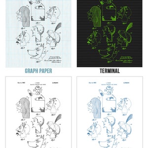 Framed Hand Puppet Masks Wall Art Print Puppet Design Toy - Etsy