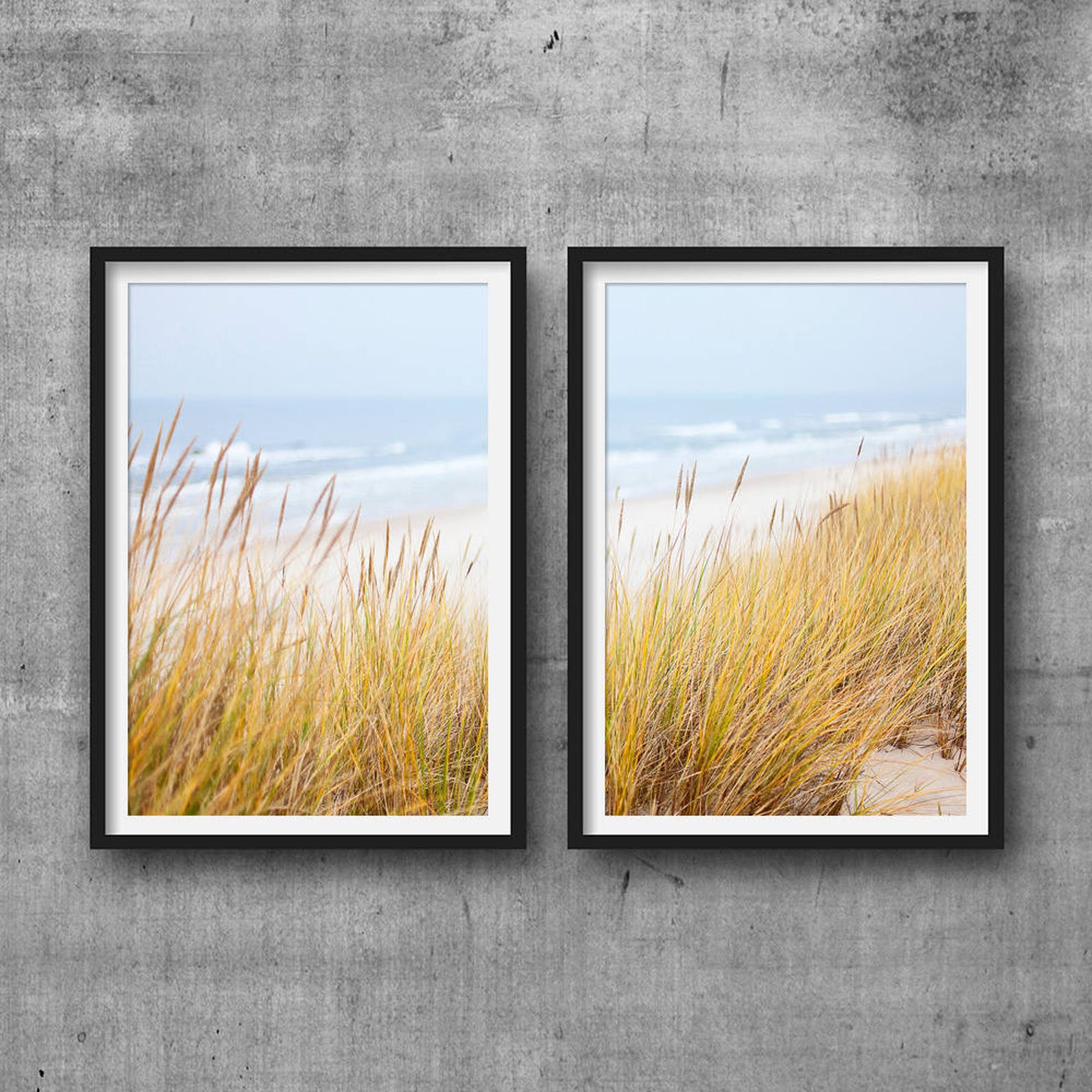 Coastal Print, Set of 2 Prints, Scandinavian Print, Beach Print, Ocean ...