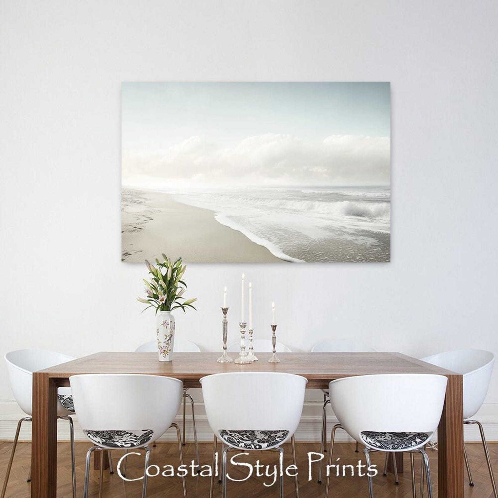 Neutral Coastal Print, Beach Decor, Coastal Wall Art, Beach Print ...