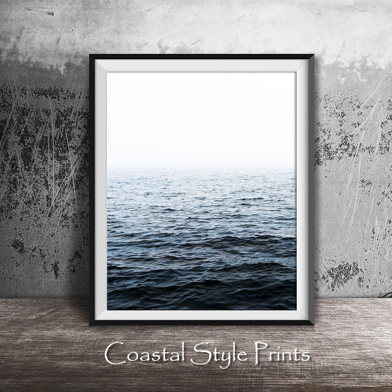Ocean Print, Wall Decor, Printable Poster, Ocean Wall Art,ocean Waves ...