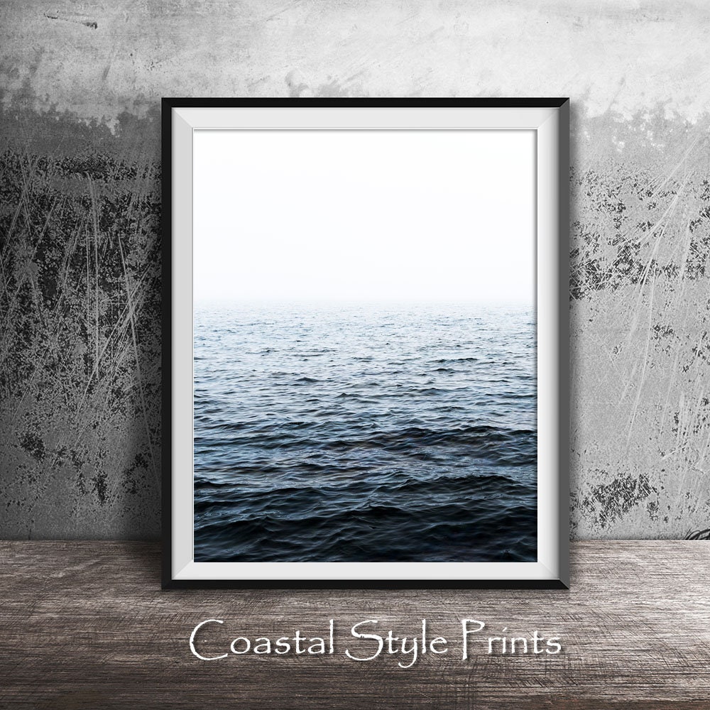 Ocean Print Wall Decor Printable Poster Ocean Wall | Etsy