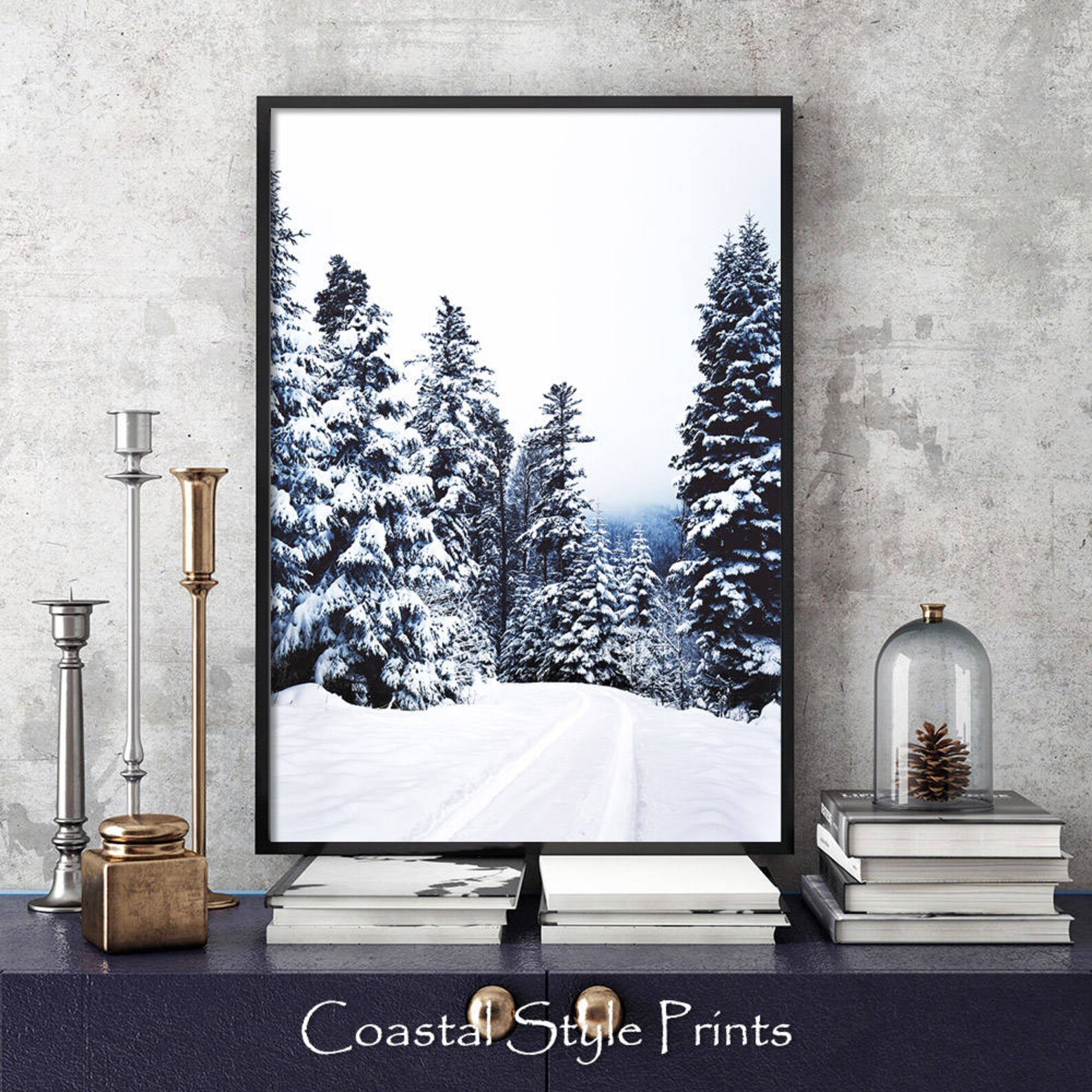 Snow Print Winter Print Snow Photography Christmas Print - Etsy