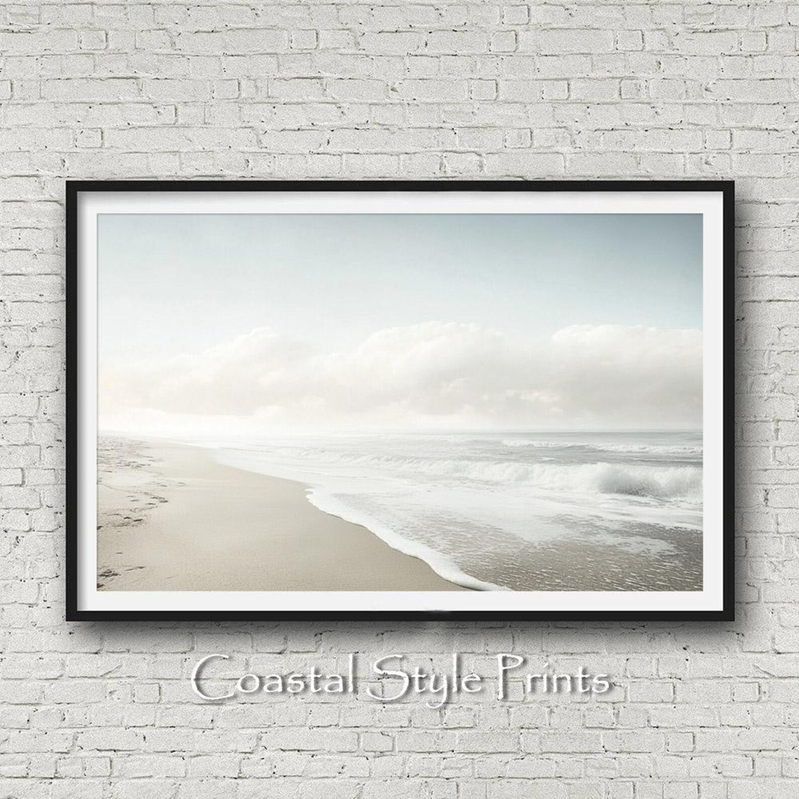 Neutral Coastal Print, Beach Decor, Coastal Wall Art, Beach Print ...