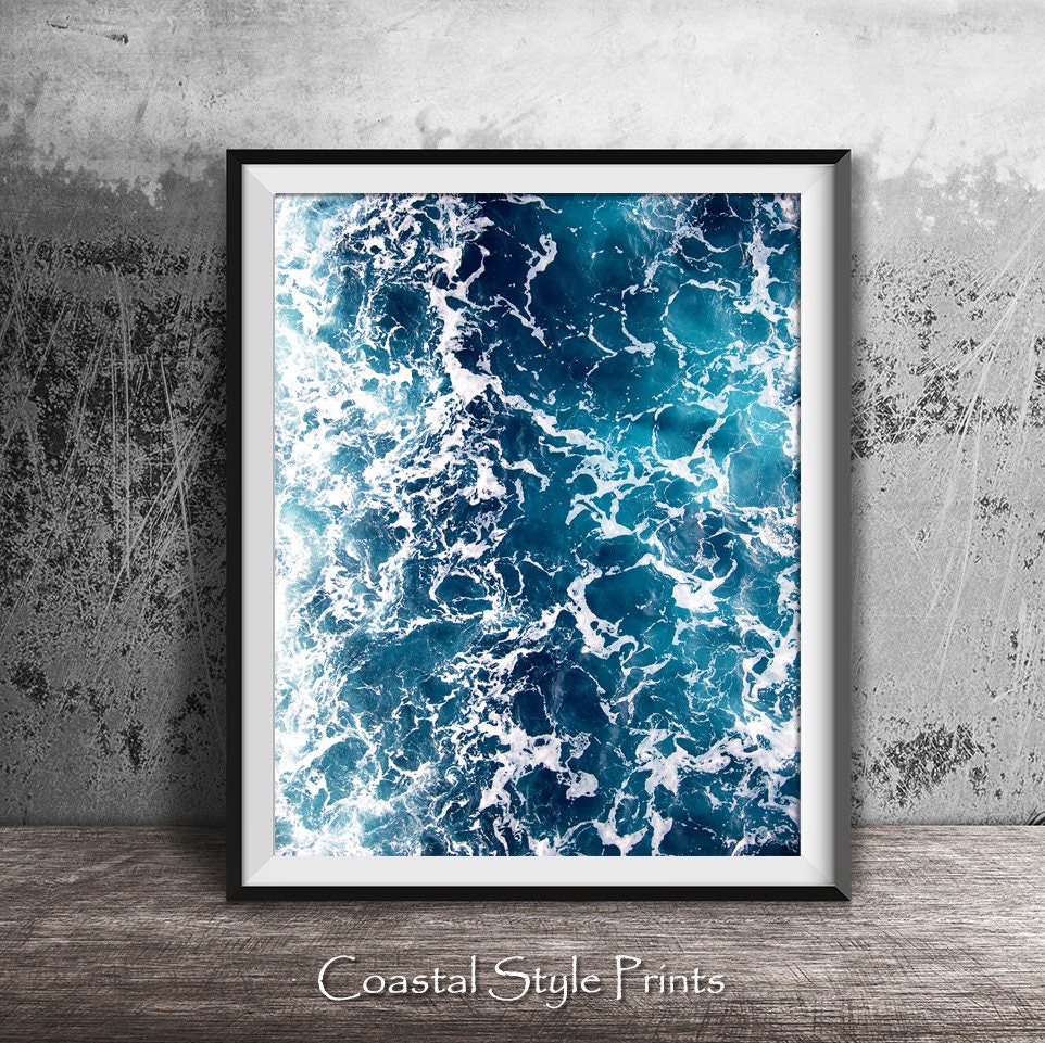 Ocean Waves Sea Print Ocean Art Print Digital Print Ocean - Etsy